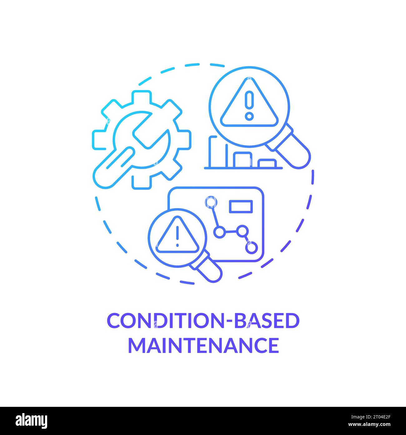 2D thin gradient icon condition based maintenance concept Stock Vector ... 2D thin gradient icon condition based maintenance concept Stock Vector ...