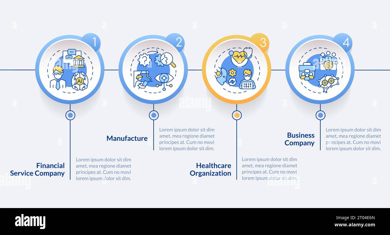 Colorful AI engineer layout with line icons Stock Vector Image & Art - Alamy