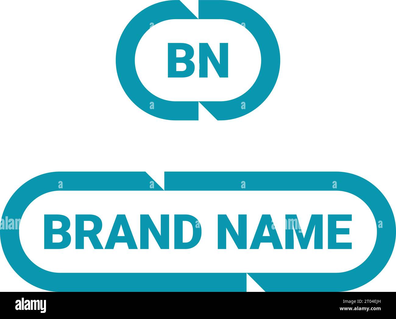 Creative medical clinic text with brand name logo Stock Vector Image ...