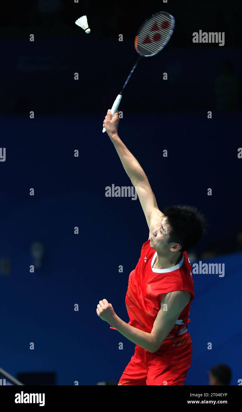 Hangzhou, China's Zhejiang Province. 4th Oct, 2023. Li Shifeng of China ...