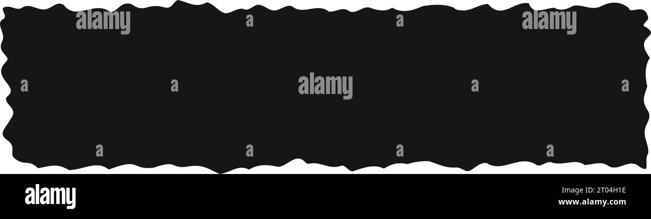 Scrap paper. Cardboard with rough edges. Torn tag, label, sticker ...