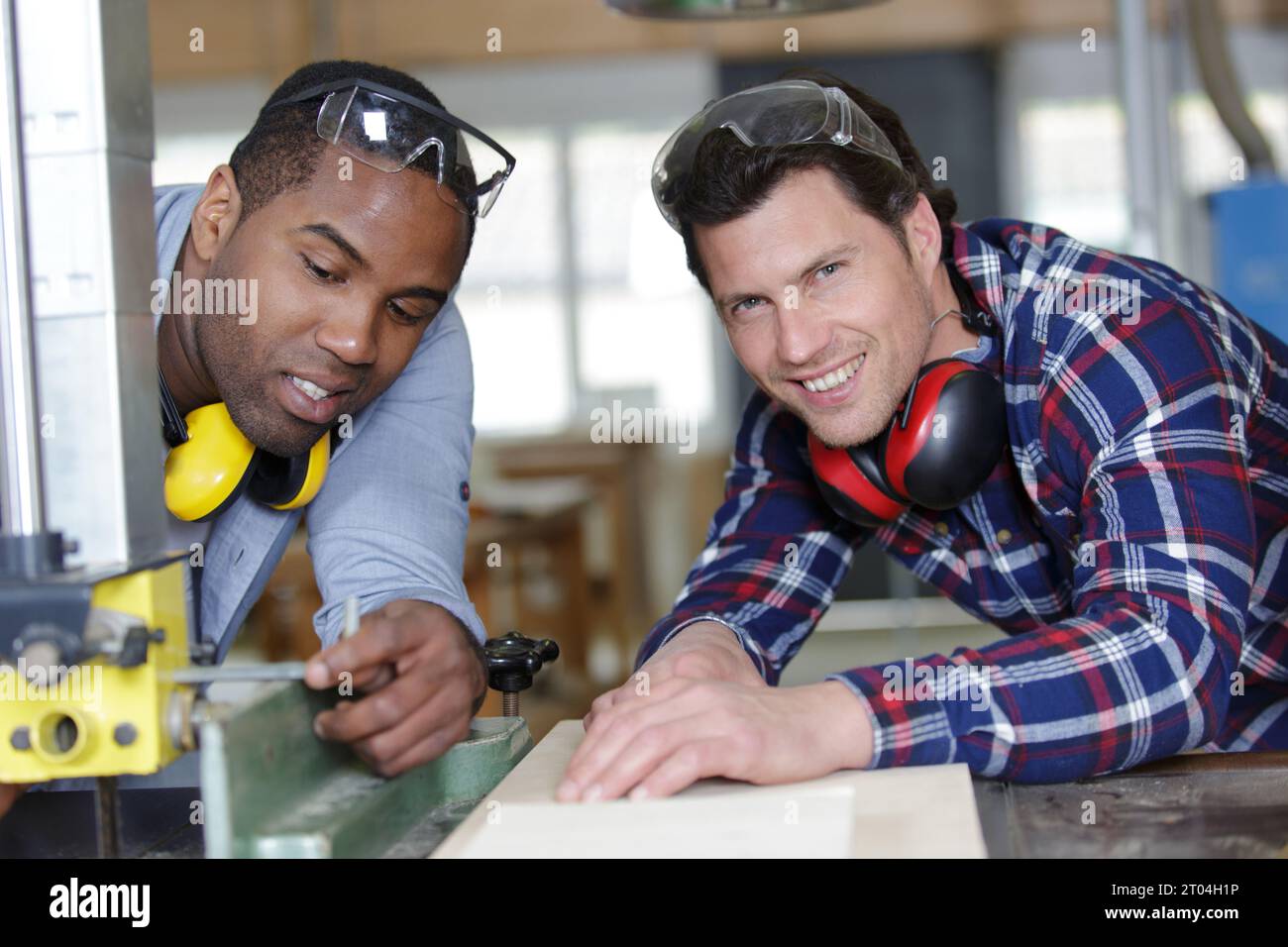 carpenters work with manual and electric equipment Stock Photo - Alamy