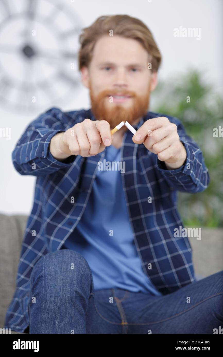 Man breaking prohibition smoking hi-res stock photography and images ...