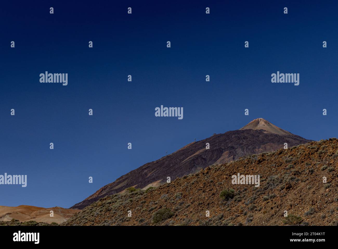 Beautiful landscape of the famous Pico del Teide mountain volcano in ...