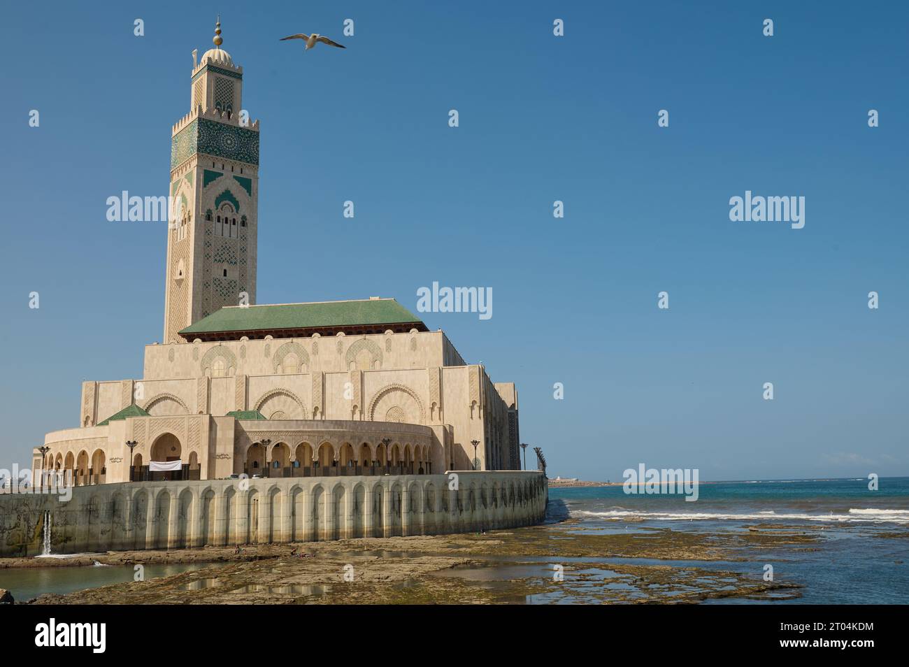 Casablanca Morocco Mosque of Hassan 2. Architectural wonder of 21st ...