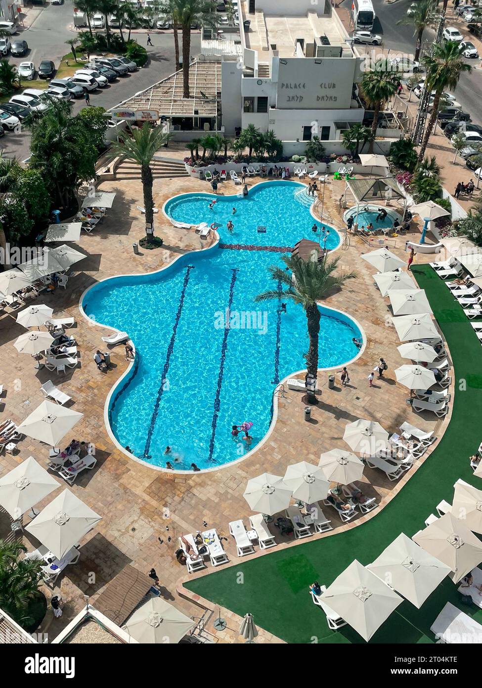 Top aerial view of the swimming pool at Caesar Premier Resort Hotel in ...
