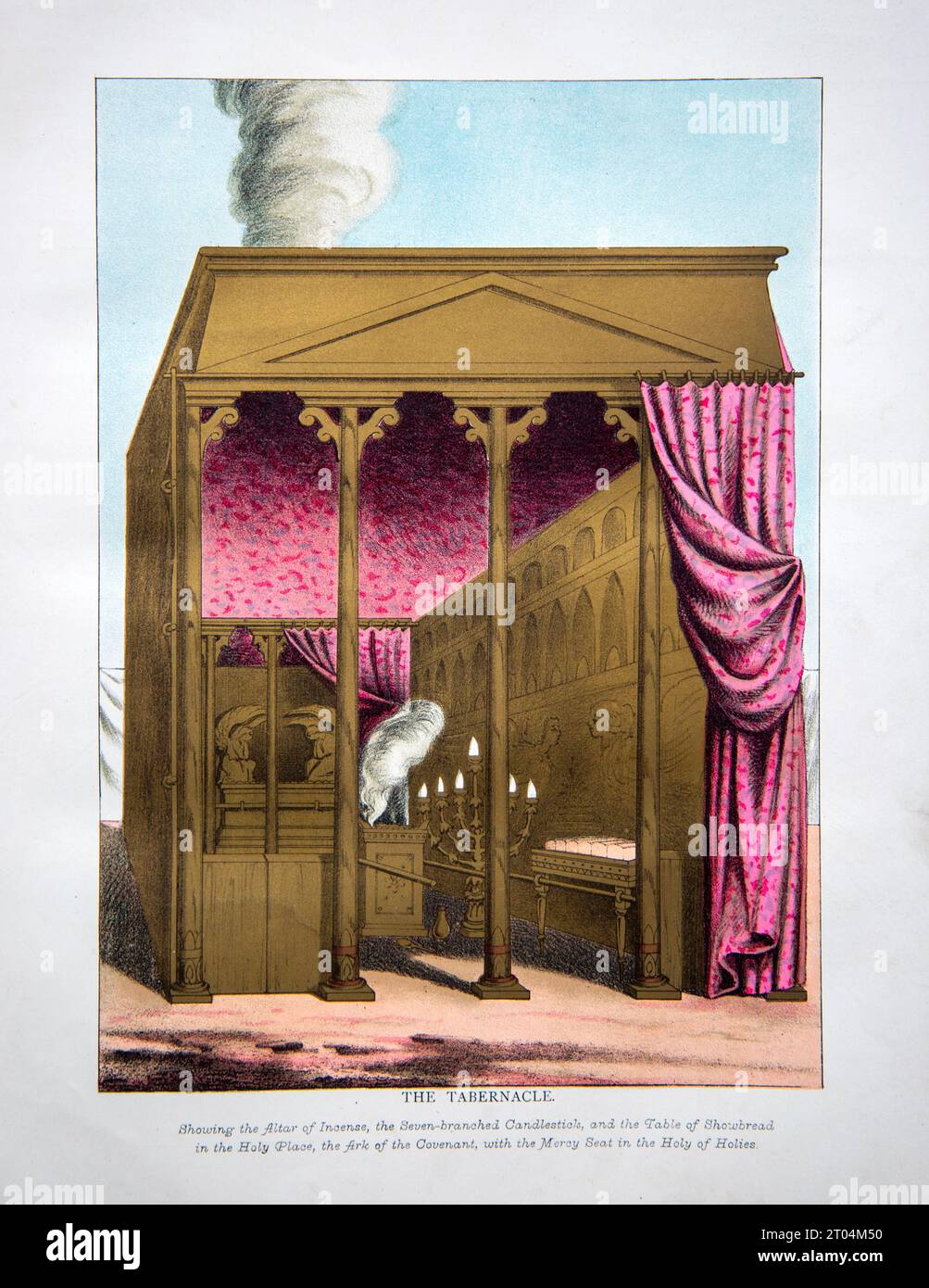 Nineteenth century Victorian Bible story illustration in Chromo ...