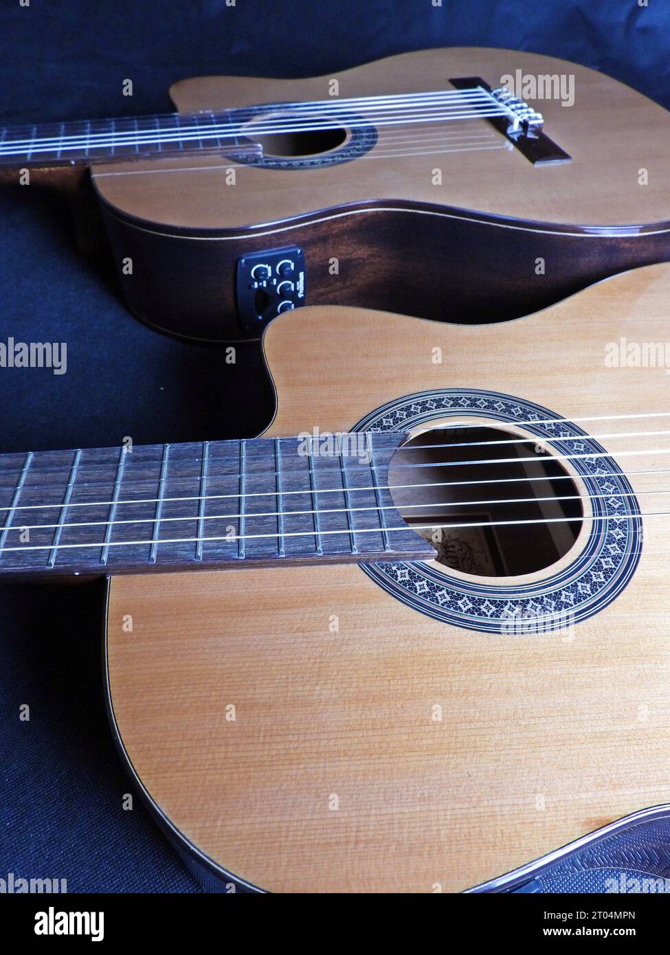 Electro acoustic classical guitars hi-res stock photography and images ...