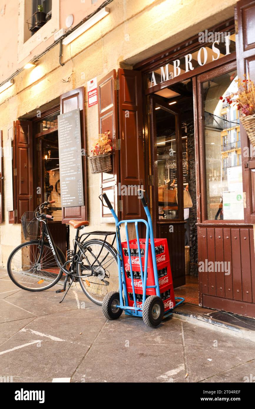 San sebastian pincho street hi-res stock photography and images - Alamy