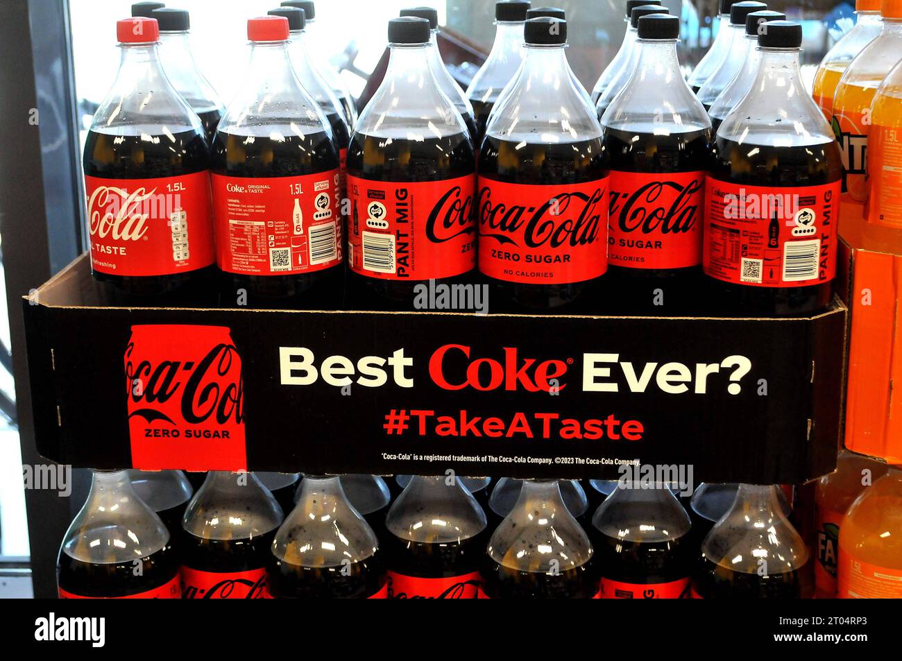 Copenhagen/Denmark/04 Oct. 023/Coop 365 discount coop grocery store in ...