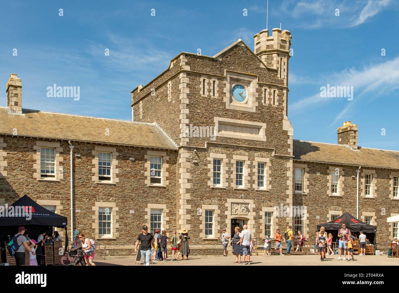 Royal Garrison Artillery Barracks, Pendennis Castle, Falmouth, Cornwall ...