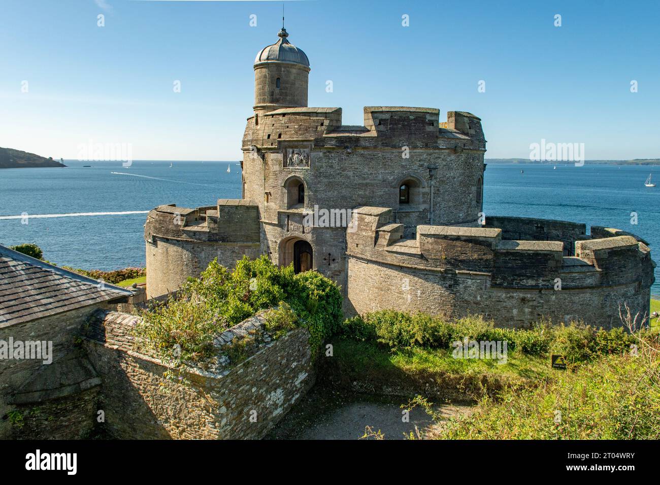 St Mawes Castle, St Mawes, Cornwall, England Stock Photo - Alamy