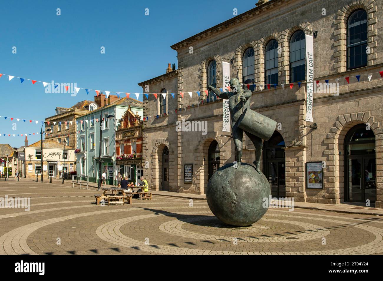 The Drummer, Lemon Street, Truro, Cornwall, England Stock Photo - Alamy