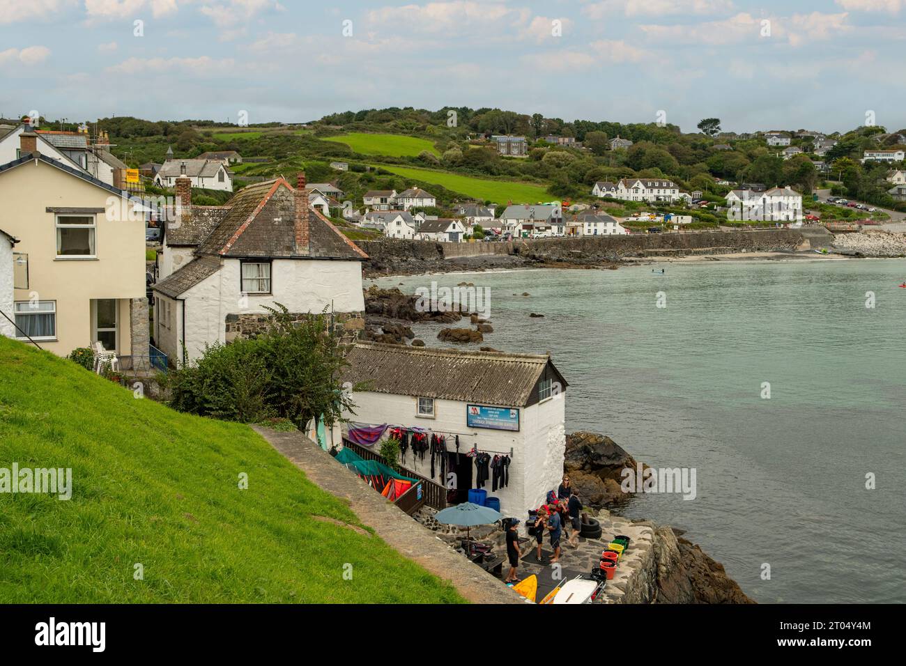 Village of Coverack, Cornwall, England Stock Photo - Alamy