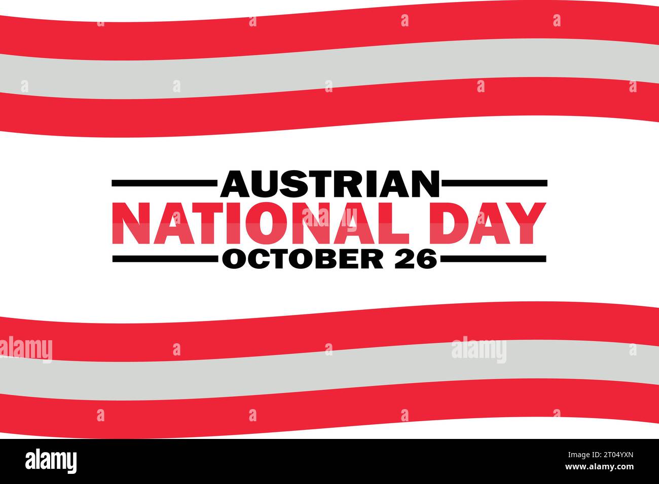 Austrian National Day Vector illustration. October 26. Holiday concept ...