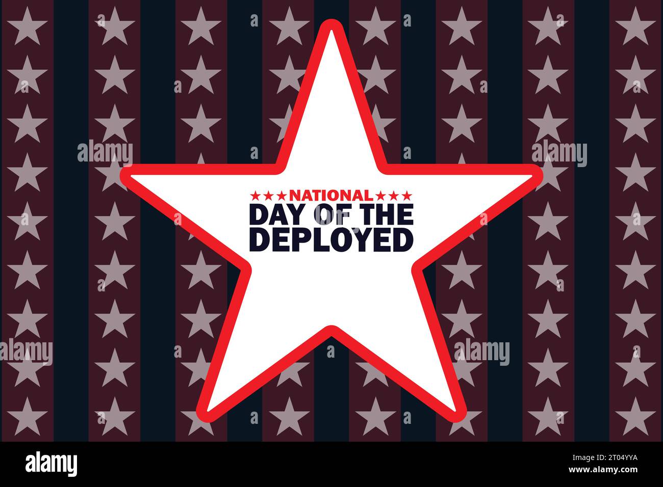 National Day Of The Deployed. Holiday concept. Template for background ...