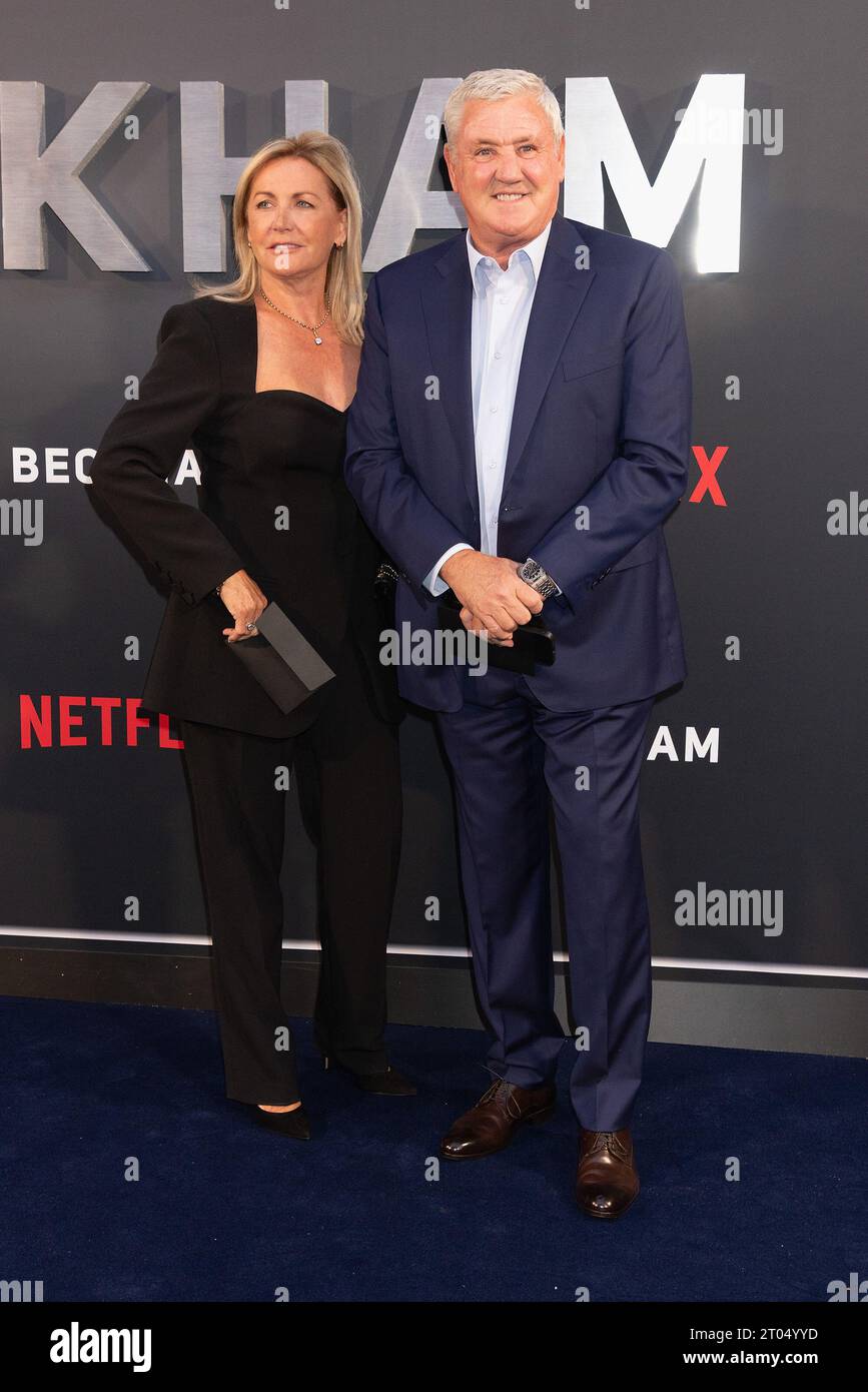 London, UK. 03 October, 2023. Janet Bruce and Steve Bruce attend the ...