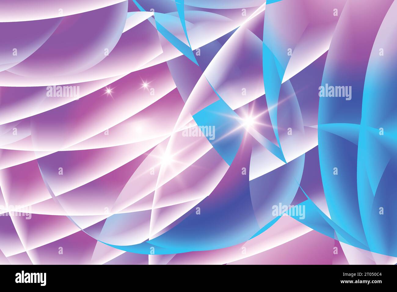 neon 3d linear gradient pink color abstract artistic wavy with light ...