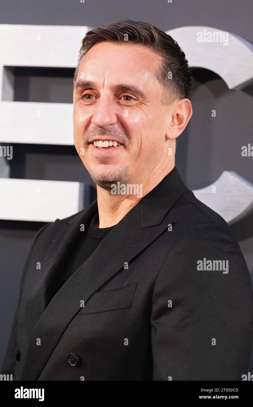London, UK. 03 October, 2023. Gary Neville attends the Netflix Series ...