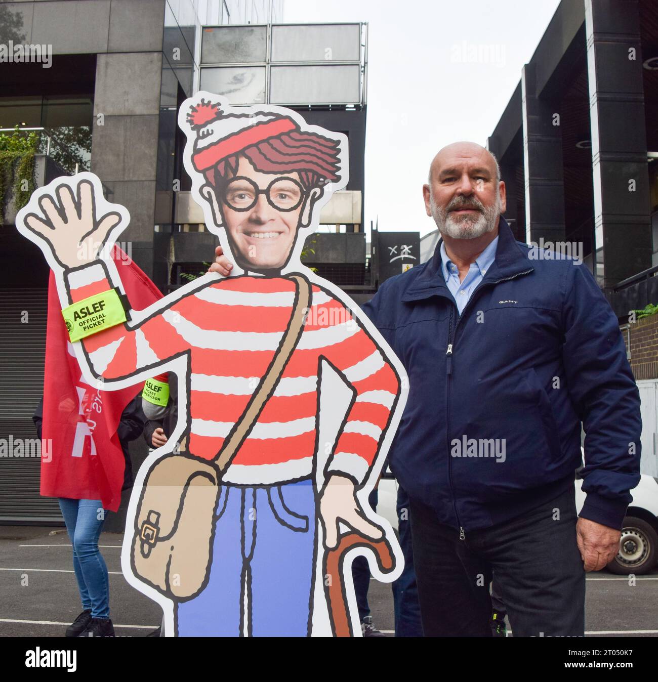 London, UK. 4th October 2023. ASLEF train drivers’ union General ...