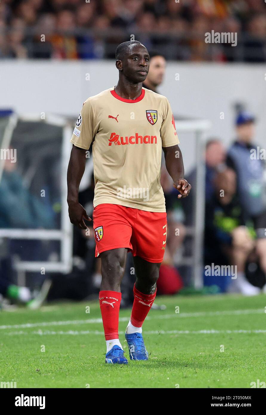 Lens, France. 3rd Oct, 2023. Deiver Machado of RC Lens during the UEFA ...