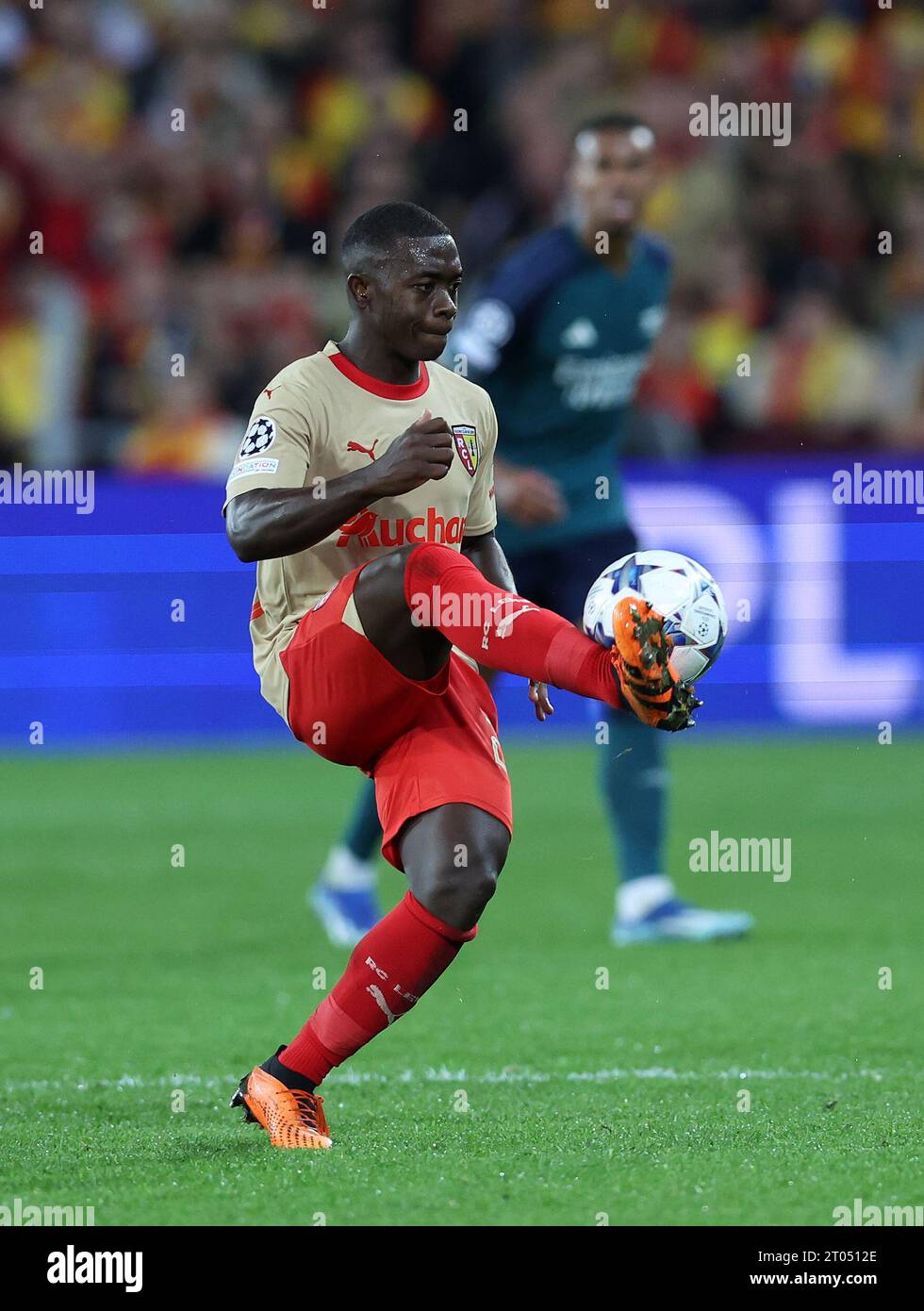 Lens, France, 3rd October 2023. Nampalys Mendy of RC Lens during the ...