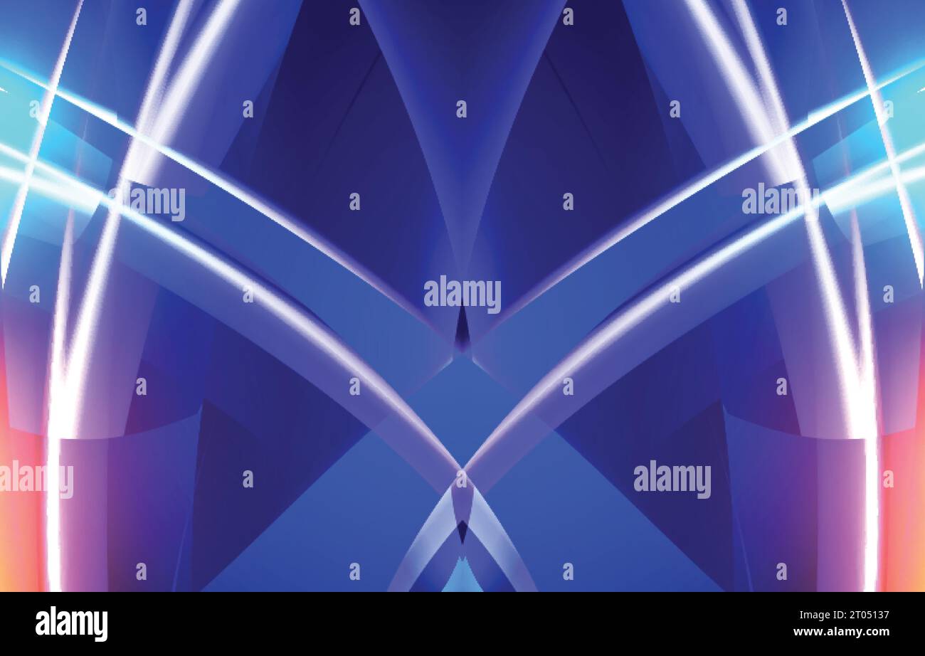 creative abstract shape modernize with light effect vector with blue ...