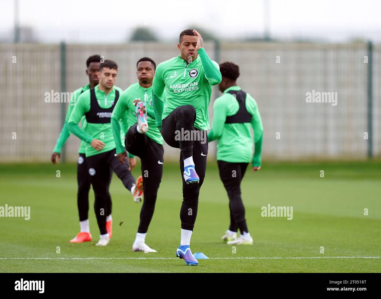 Brighton and Hove Albion's Igor during a training session at the ...