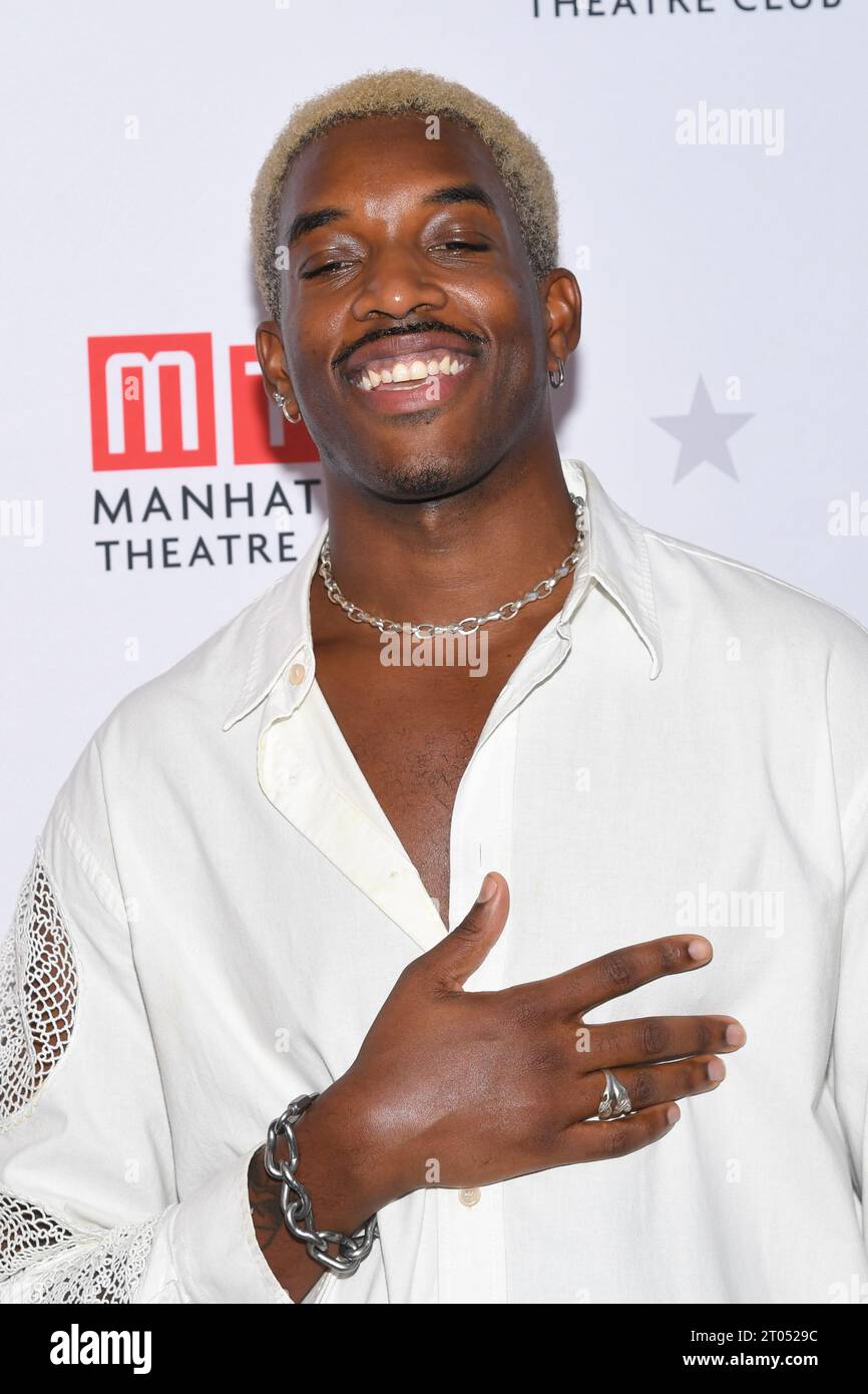 Britton Smith attending "Jaja's African Hair Braiding" Broadway opening ...