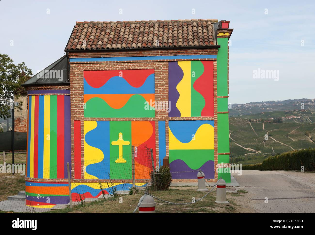 La Morra, Piedmont, Italy - Sept 8, 2022: The Chapel of the Madonna ...