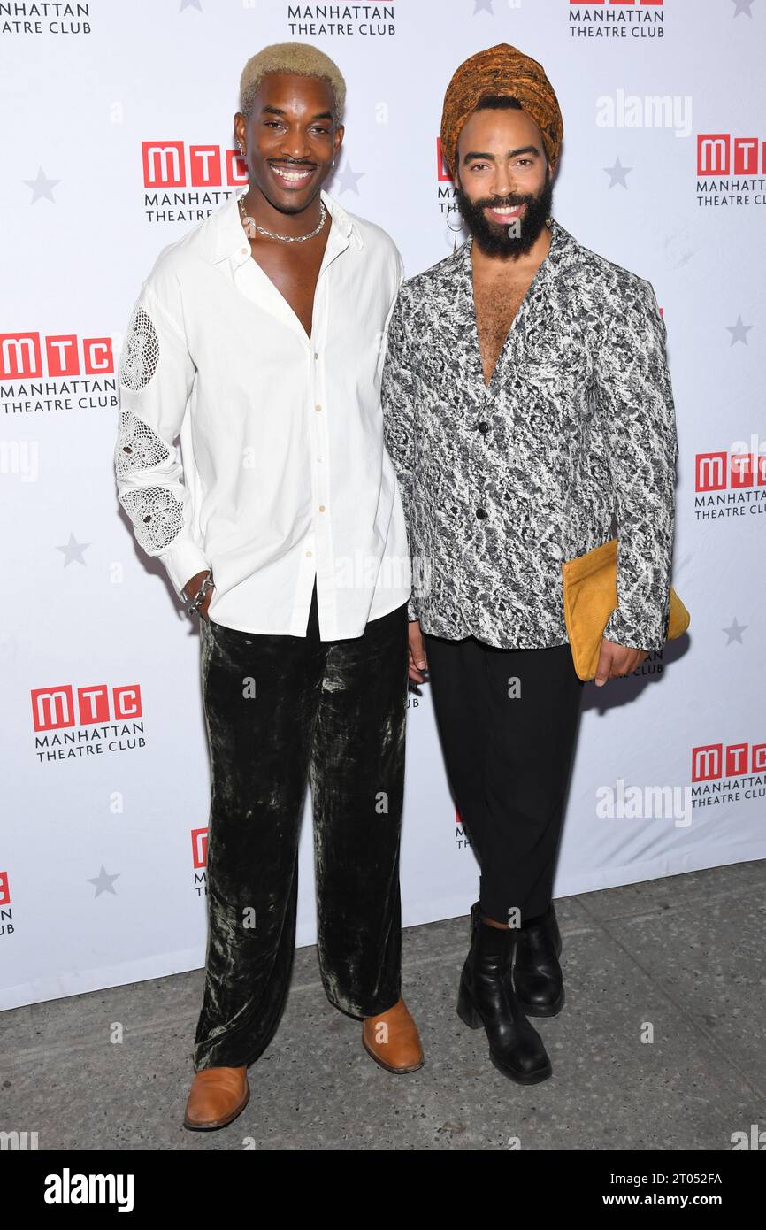 New York, USA. 03rd Oct, 2023. Britton Smith (left) attending "Jaja's ...