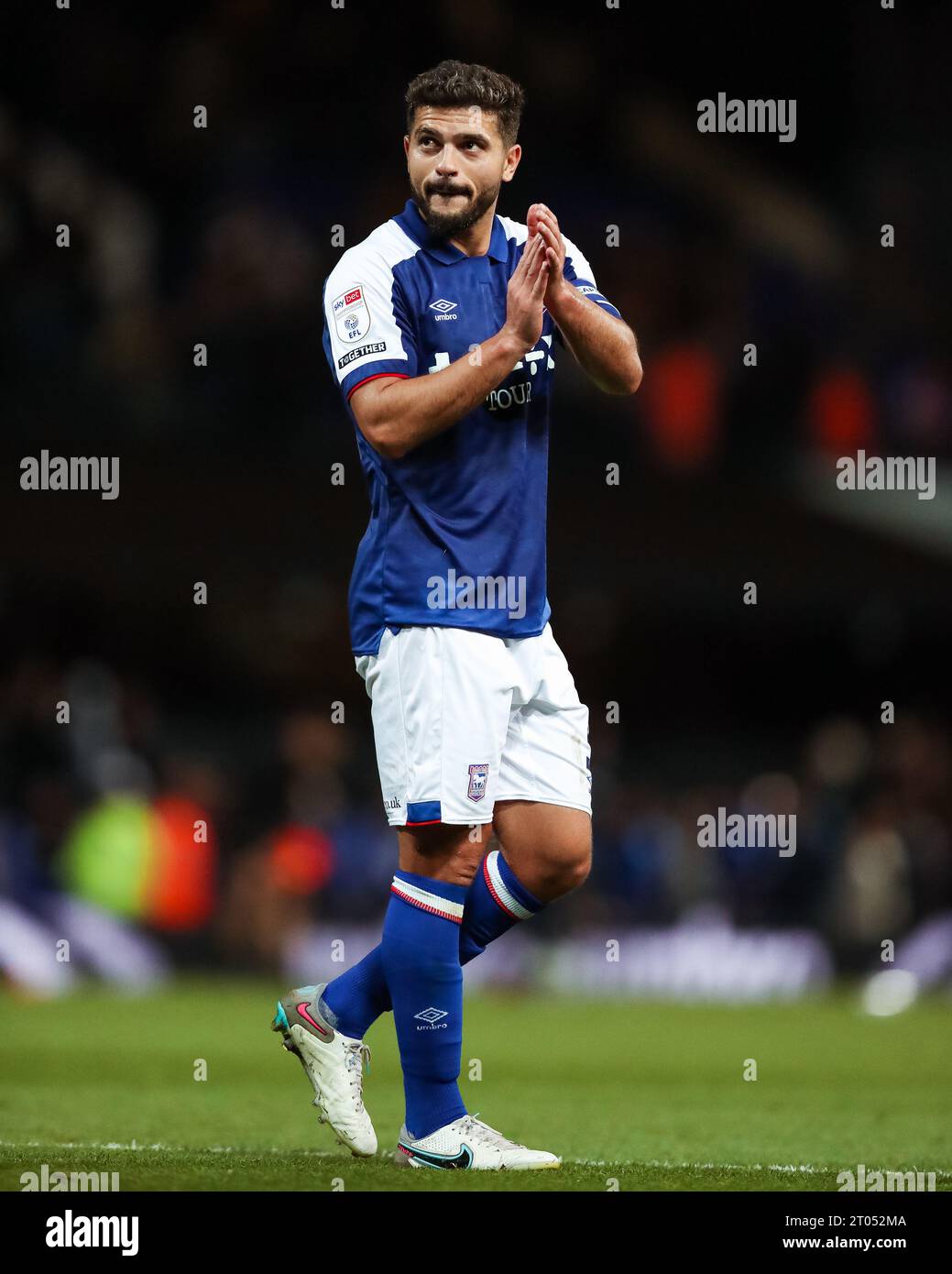 Ipswich, UK. 03rd Oct, 2023. Ipswich Town's Sam Morsy after the final ...