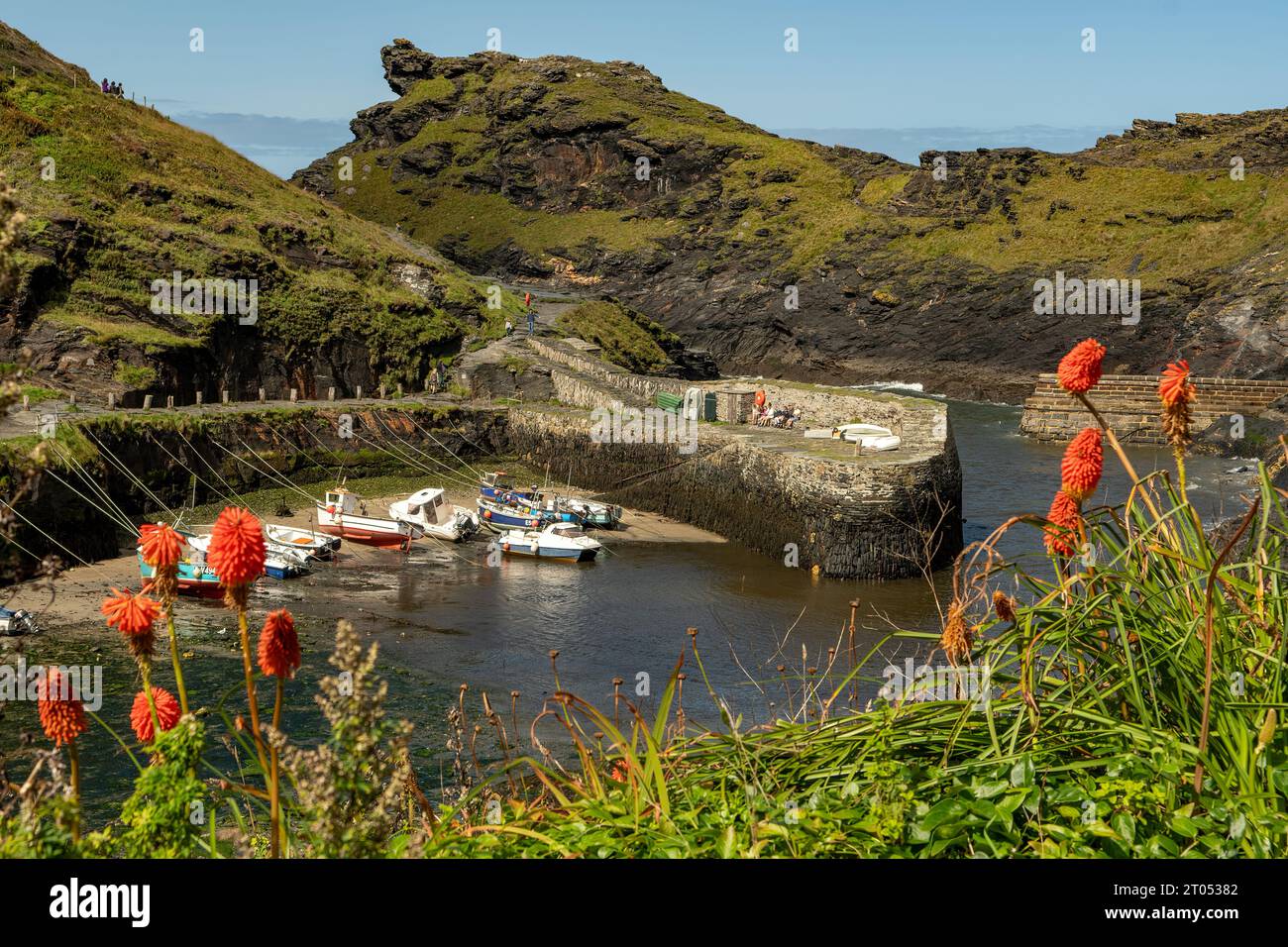 Coastline boscastle cornwall england hi-res stock photography and ...