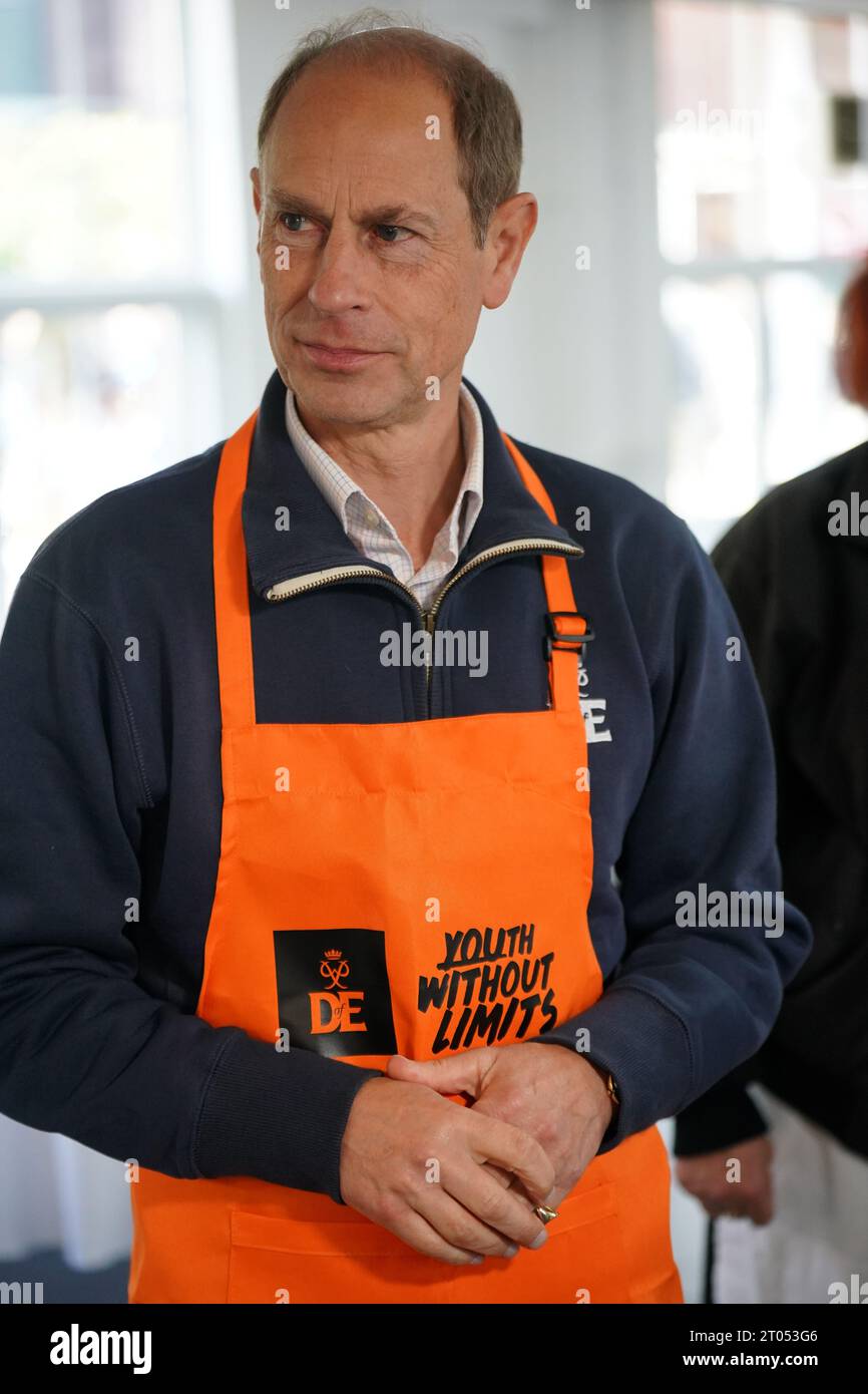 The Duke of Edinburgh, in his role as Patron of the Duke of Edinburgh's ...