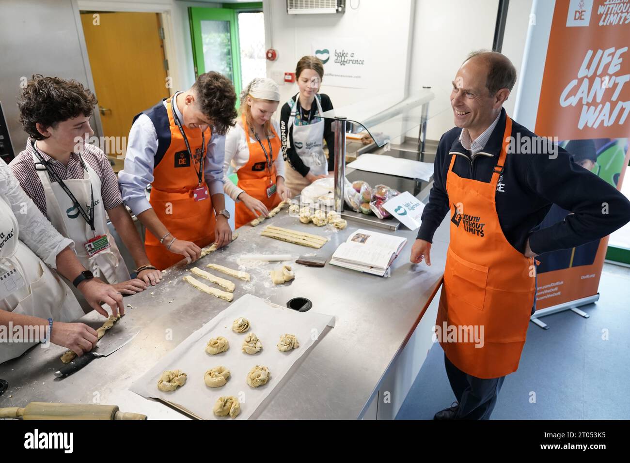 The Duke of Edinburgh, in his role as Patron of the Duke of Edinburgh's ...