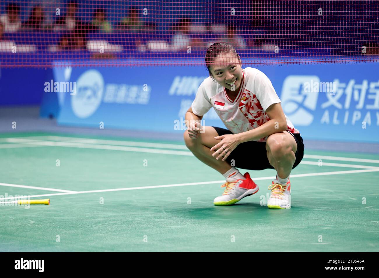 Hangzhou, China's Zhejiang Province. 4th Oct, 2023. Yeo Jia Min of ...