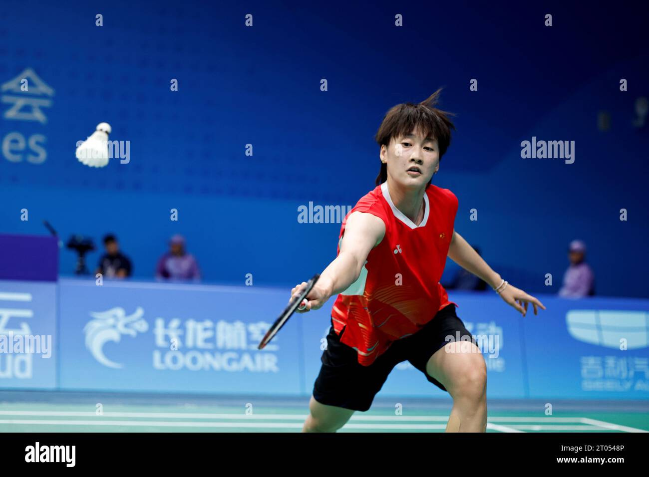 Hangzhou, China's Zhejiang Province. 4th Oct, 2023. Chen Yufei of China ...