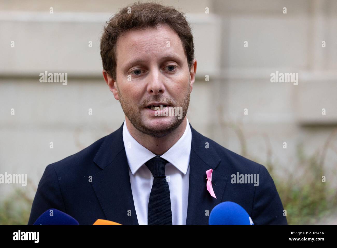 Paris, France. 04th Oct, 2023. French Minister Delegate for Transport ...