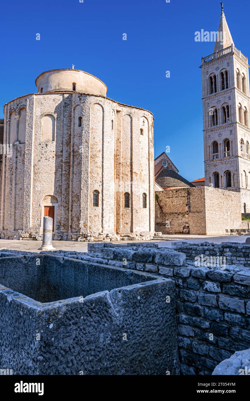 CROATIA : ZADAR - HISTORIC CHURCH ST: DONATUS Stock Photo - Alamy