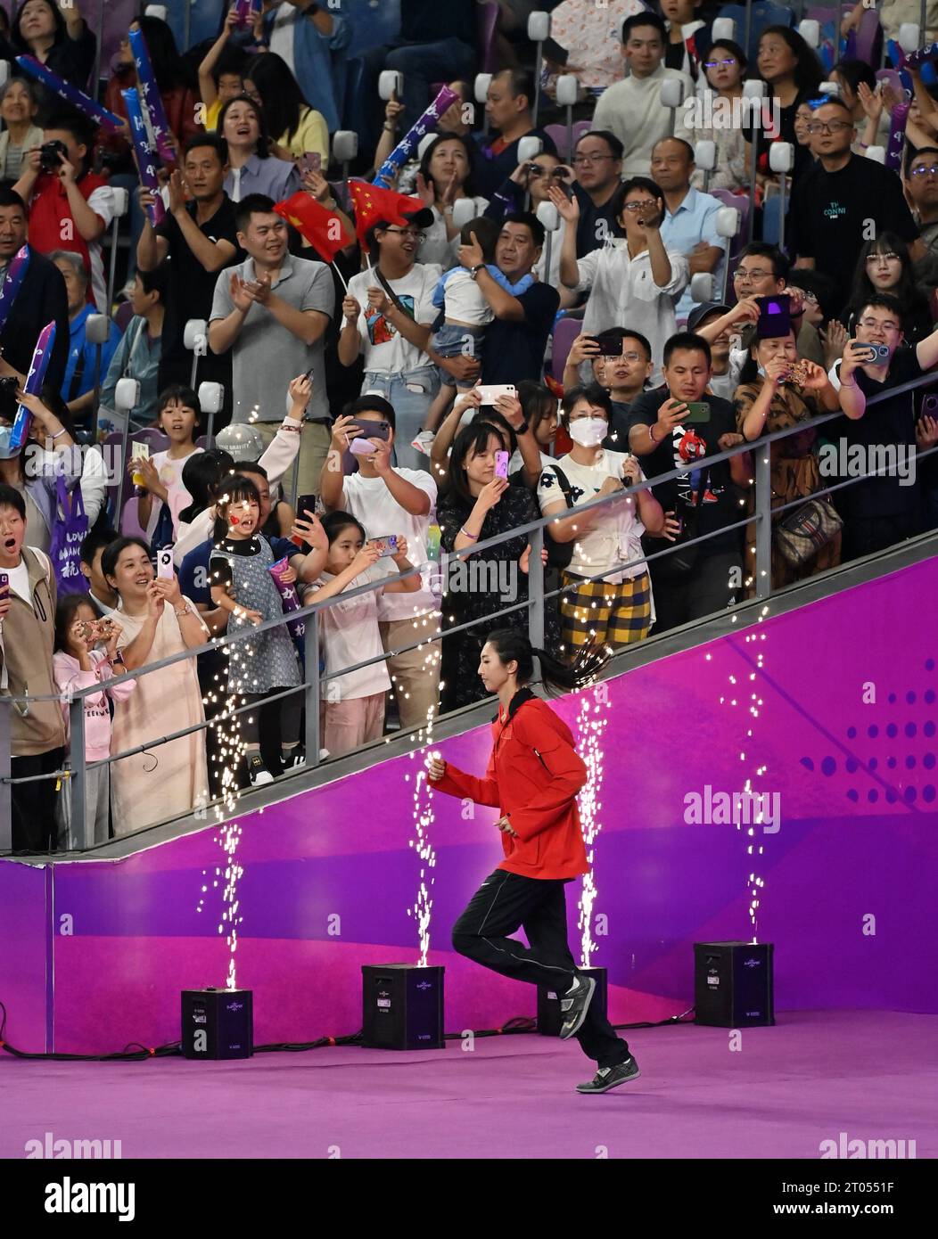 Hangzhou, China's Zhejiang Province. 4th Oct, 2023. Chen Jie of China ...