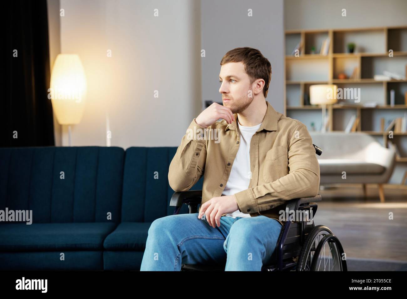 Positive lifestyle, care for disabled person, rehabilitation and ...