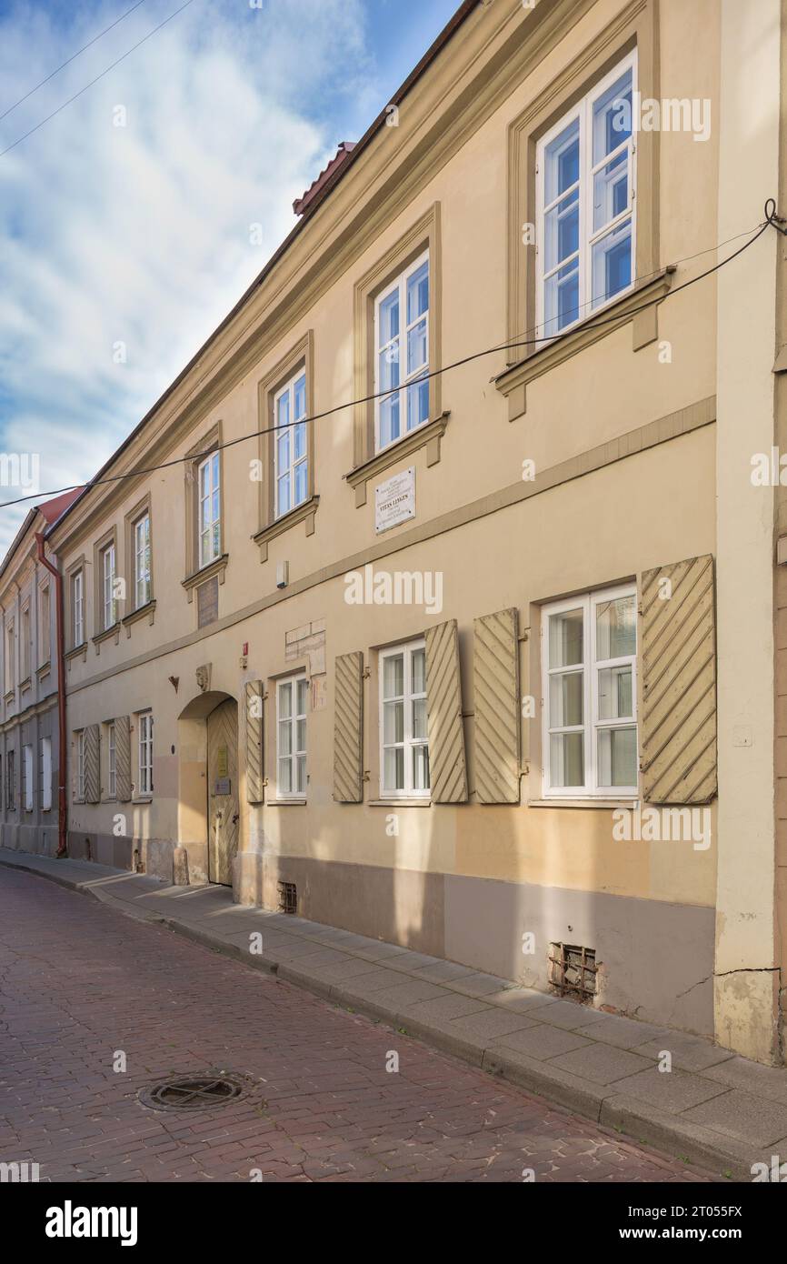 Vilnius, Lithuania AUGUST 13, 2023. Streets and architecture of Vilnius ...