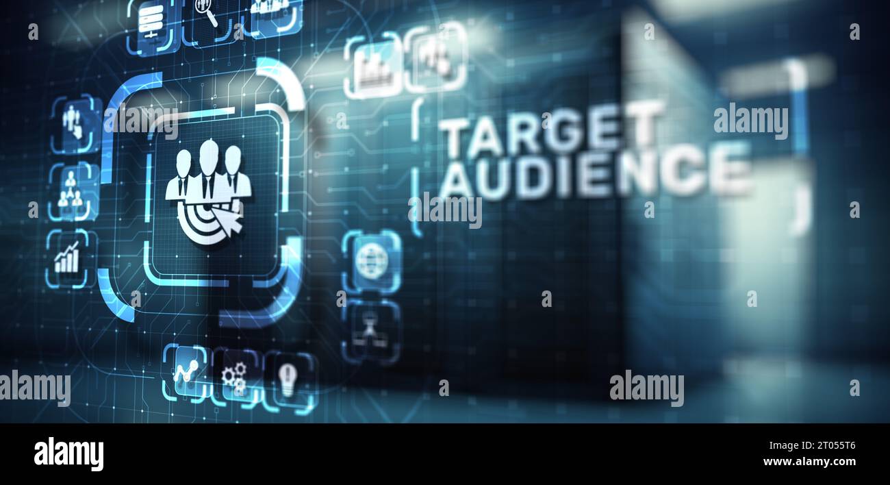 Target audience customer segmentation marketing strategy concept on ...