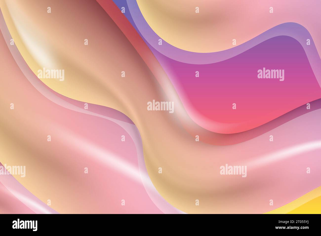 Mesh Color Creative Abstract Wavy Overly Gradient Colorful Vector Background Design Stock Vector