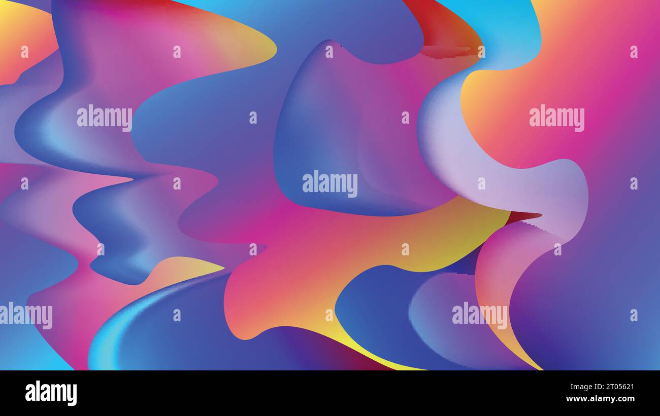 modern art stylish mesh color creative abstract overly gradient ...