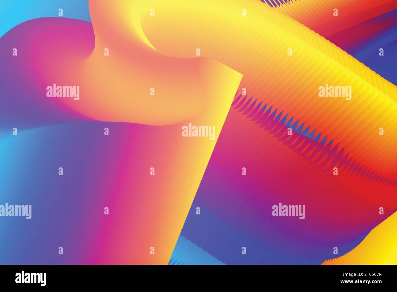 wavy colorful overly gradient color abstract art background design ...