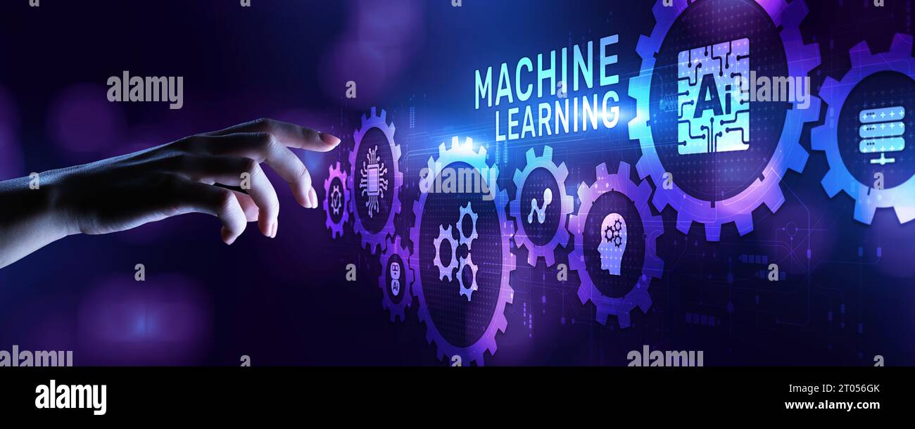 Machine learning AI Artificial intelligence neural network technology concept Stock Photo - Alamy