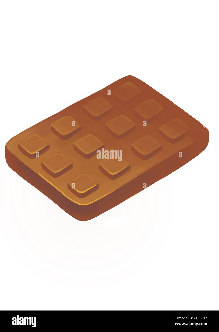 illustration of items for computer games, chocolate bar, chocolate bar ...