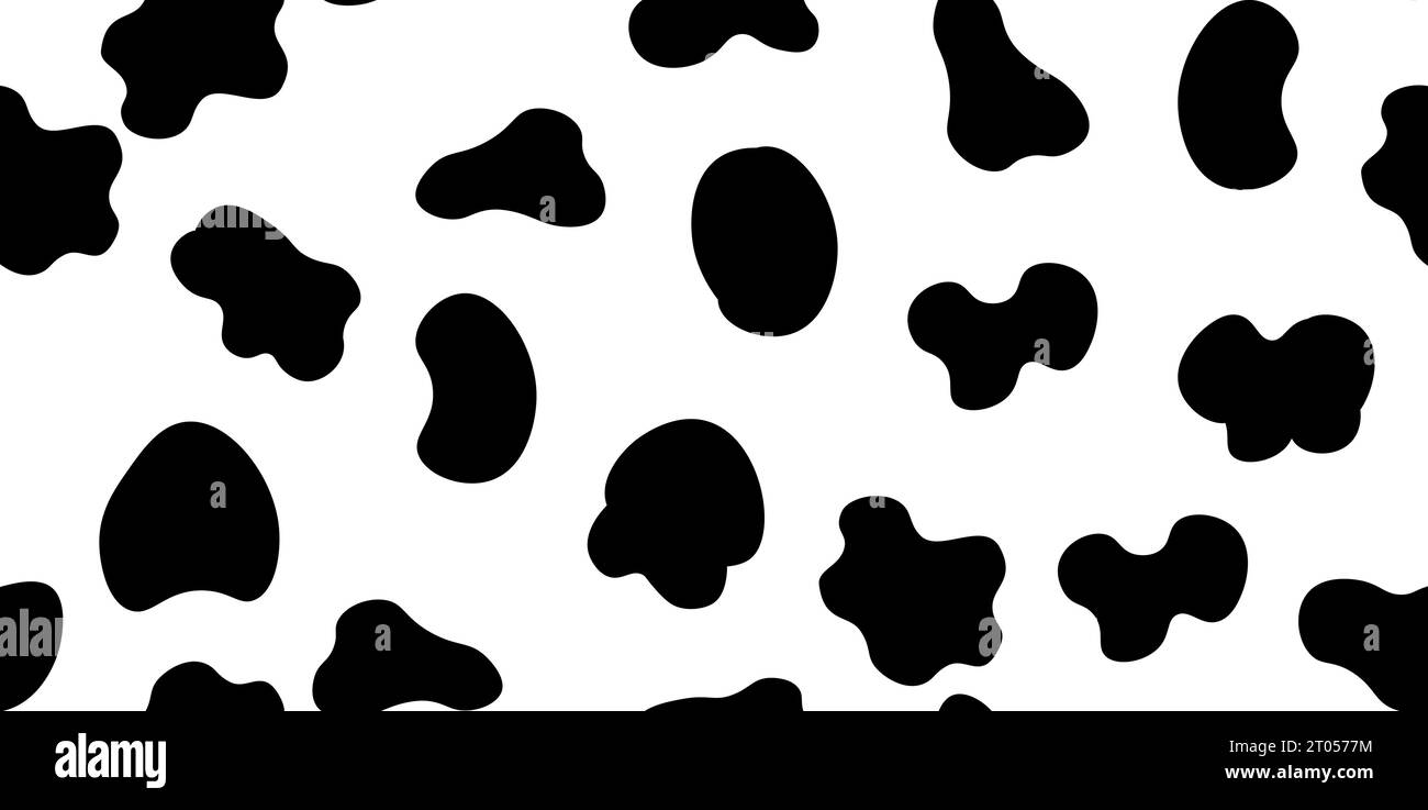 Seamless Cow Print Stock Vector Image And Art Alamy
