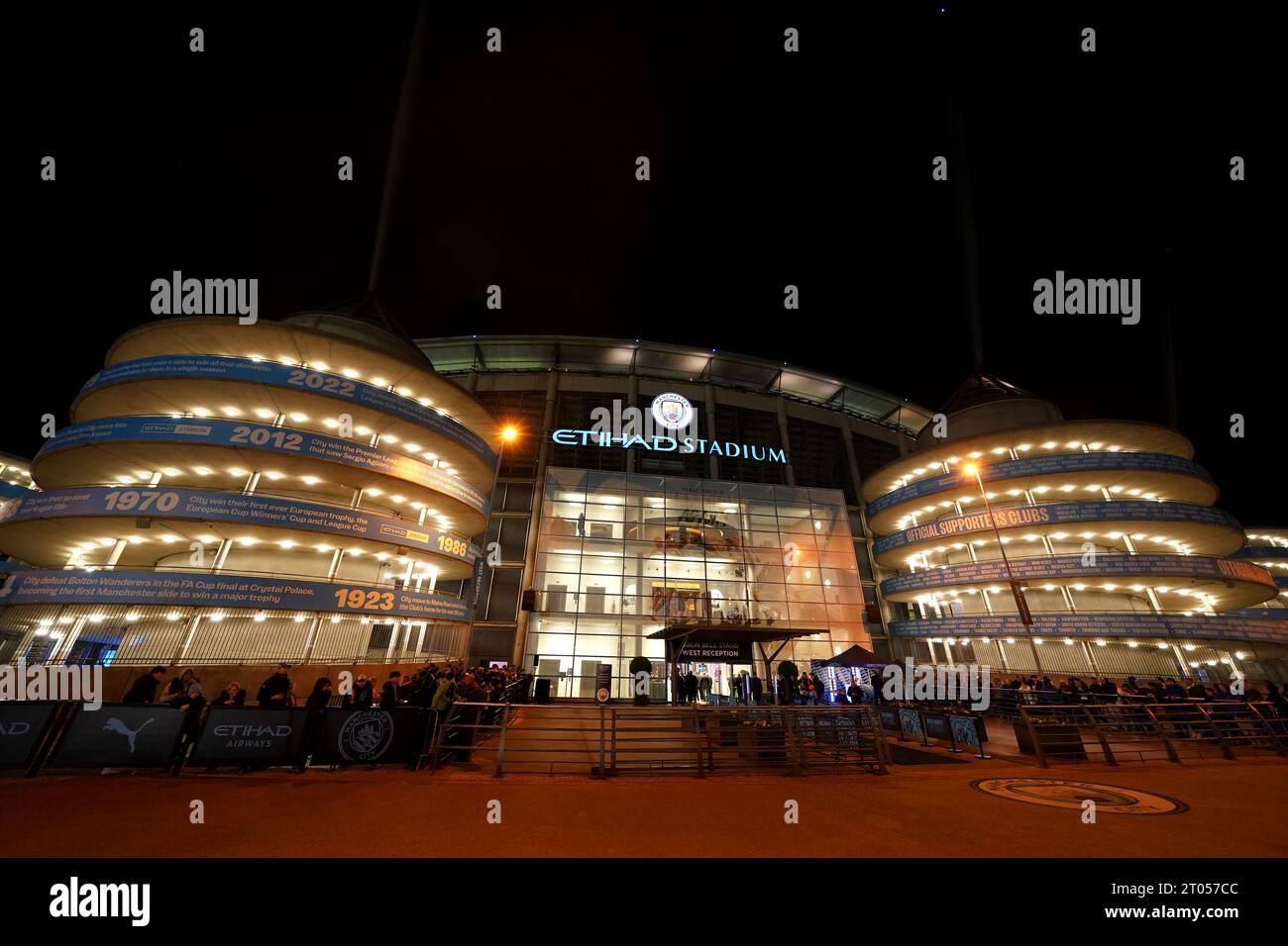 File photo dated 27-01-2023 of A view outside the stadium. Work is set ...